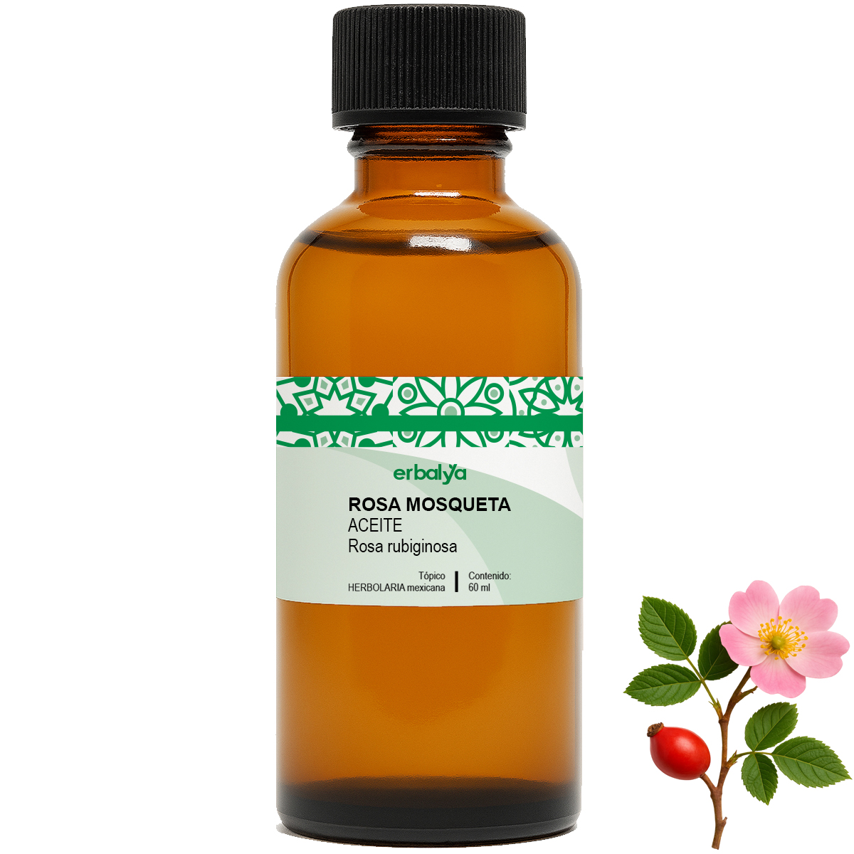 Aceite de rosa mosqueta 60 ml – erbalya