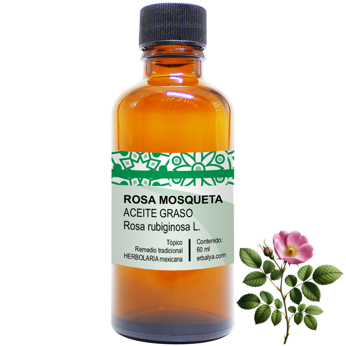 Aceite de rosa mosqueta 60 ml – erbalya